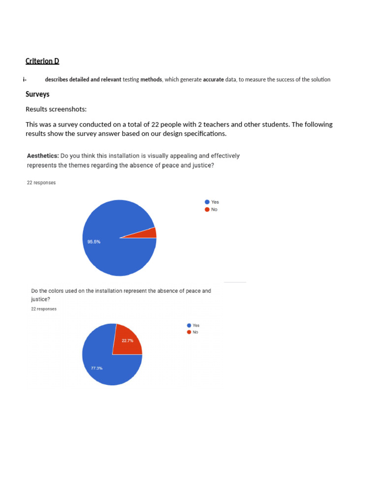 Design Criterion D Tempelete MYP 2 and 3 | PDF | Installation Art | Justice