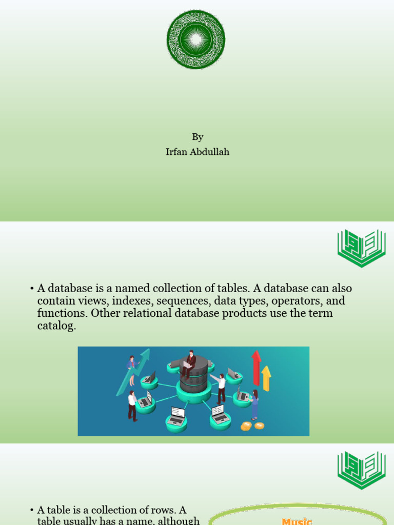 7.2 Basic Database Terminologies | PDF | Data Type | Table (Database)