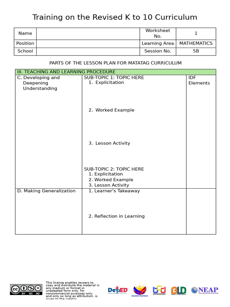 Matatag Format DLP | PDF | Learning | Educational Assessment