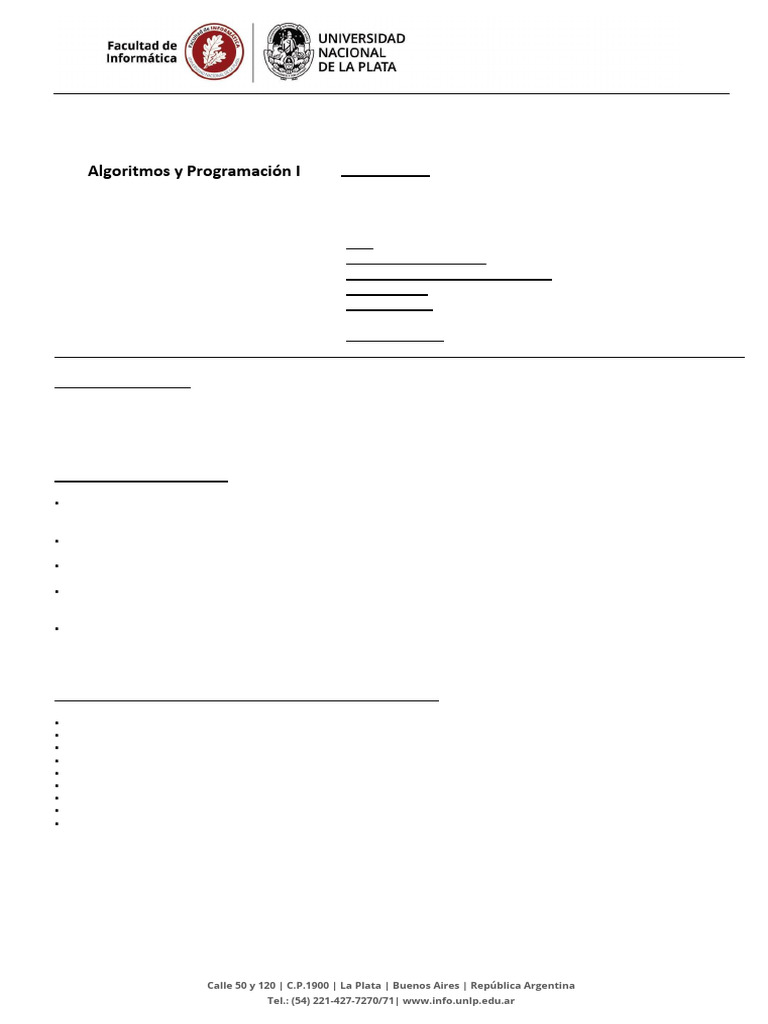 Algoritmos y Programacion | PDF | Lenguaje de programación | Datos