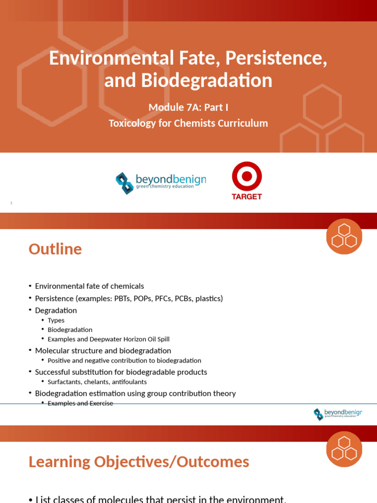 7ABC - Environmental Fate, Persistence, and Biodegradation | PDF ...