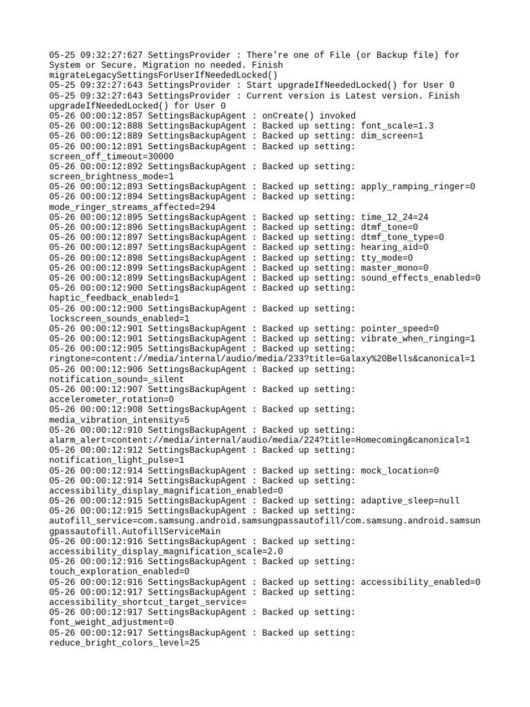 Settings Provider | PDF | Software | System Software