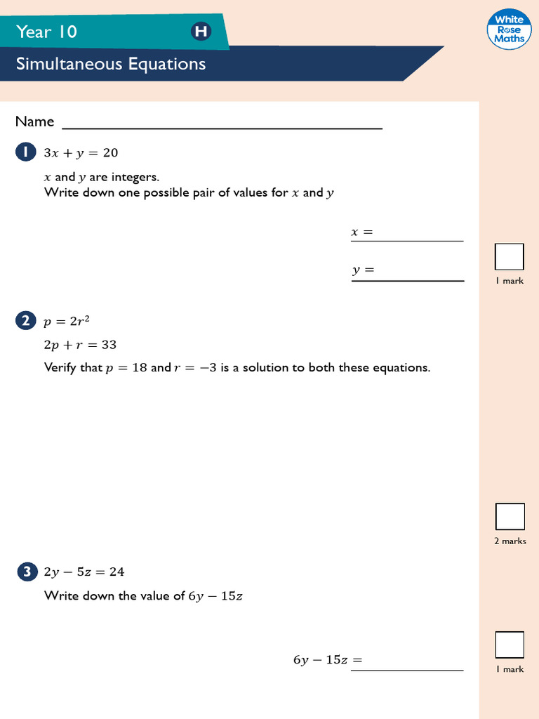 Solving Hard Quadratic Equations | PDF