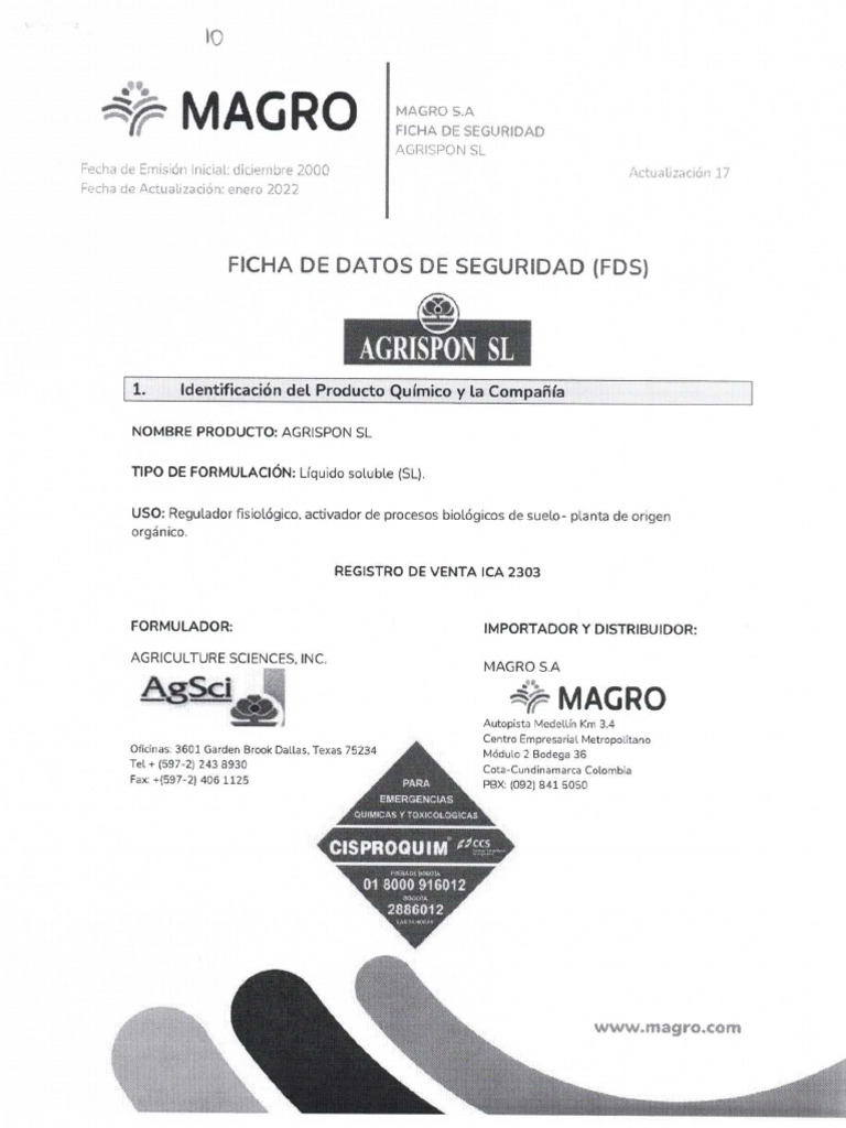 10 - Agrispon SL | PDF