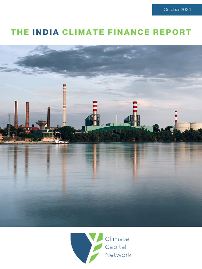 2024 The India Climate Finance Report | PDF | Startup Company | Small ...