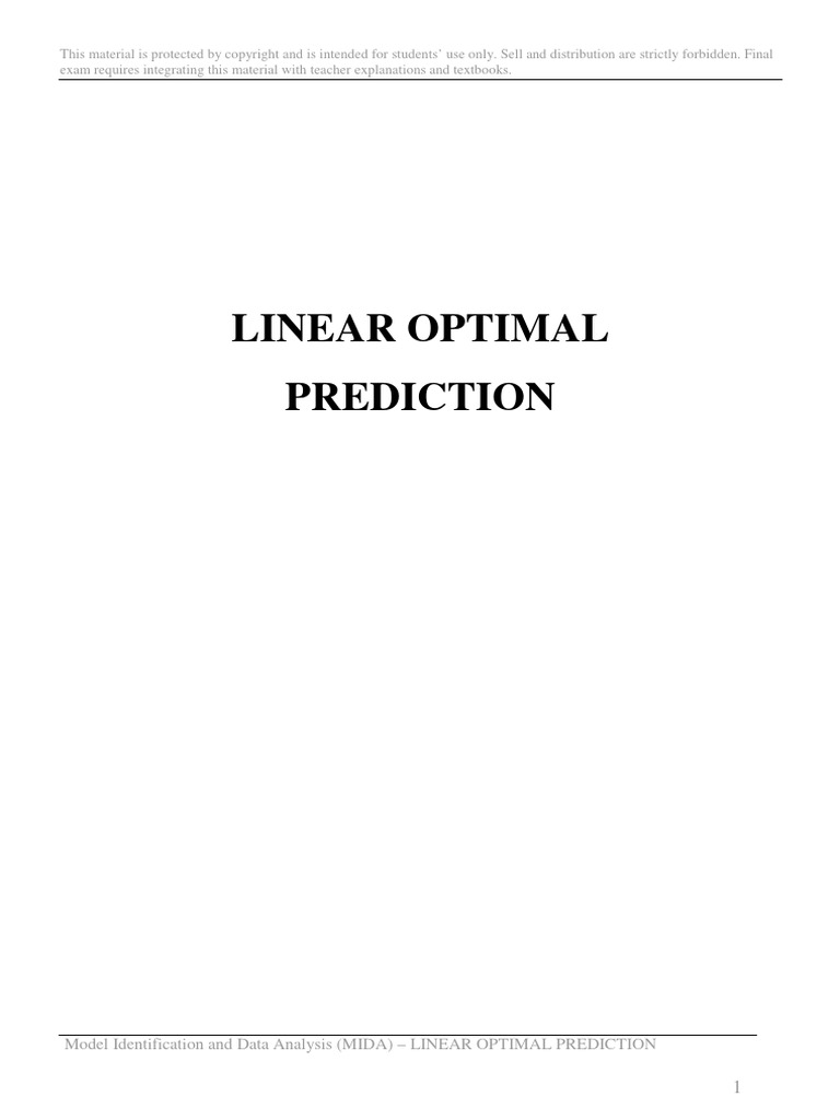 1.5 MIDA Prediction | PDF | Prediction | Dependent And Independent Variables