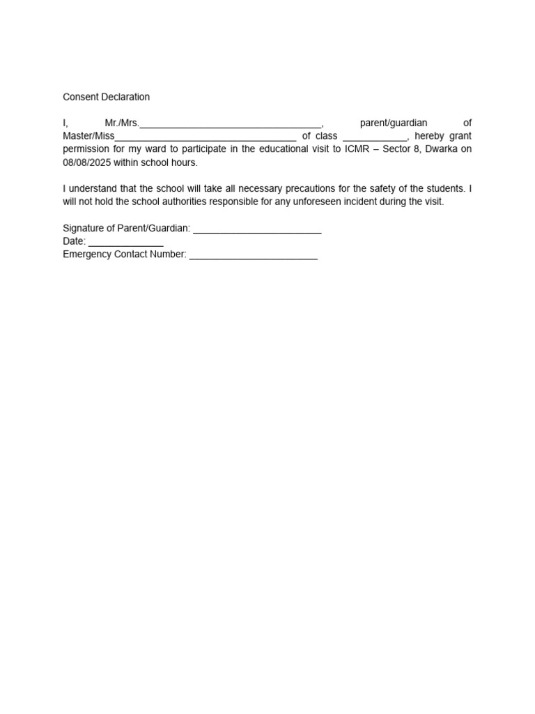 Consent Form | PDF