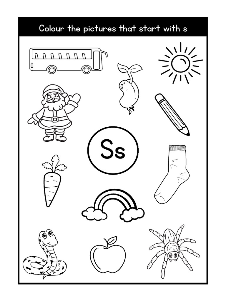 SATPIN Coloring Activity Sheets | PDF