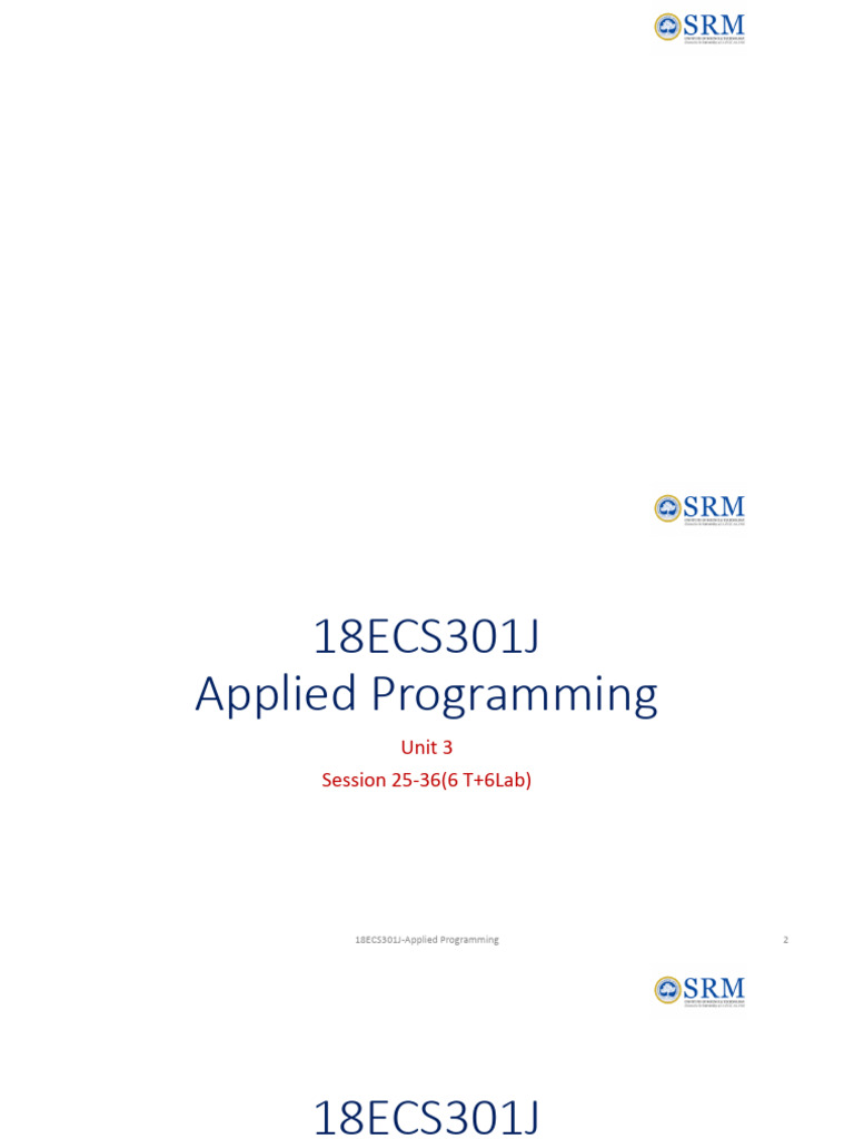 Unit 3 PPT - AP-18ECS301J Updated | PDF | Process (Computing) | Queue ...