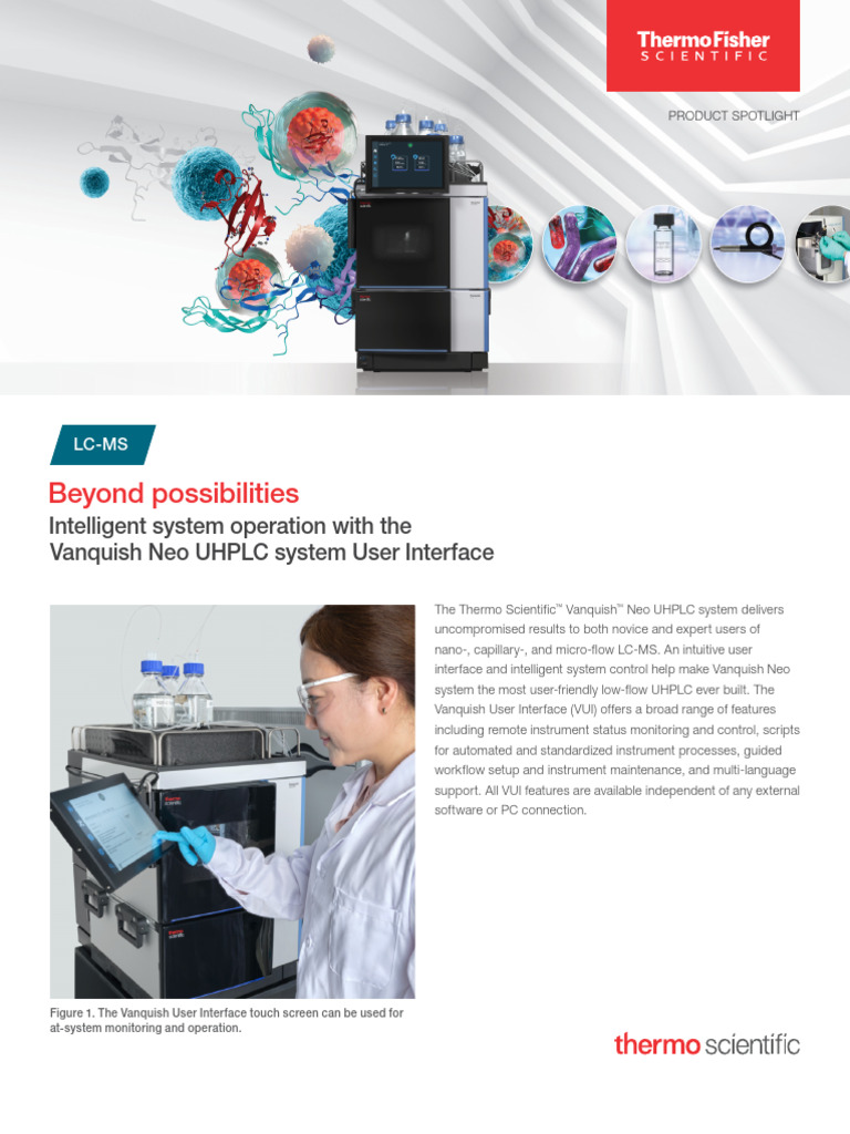 Intelligent System Operation With the Product Vanquish Neo UHPLC System ...