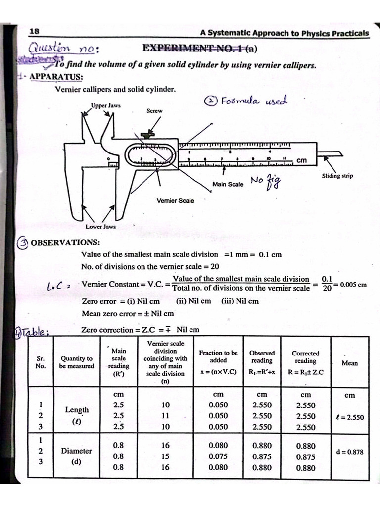 Practical Syllabus 1st Year | PDF