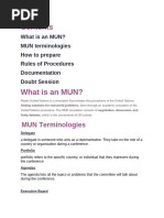 MUN Questions Final | PDF