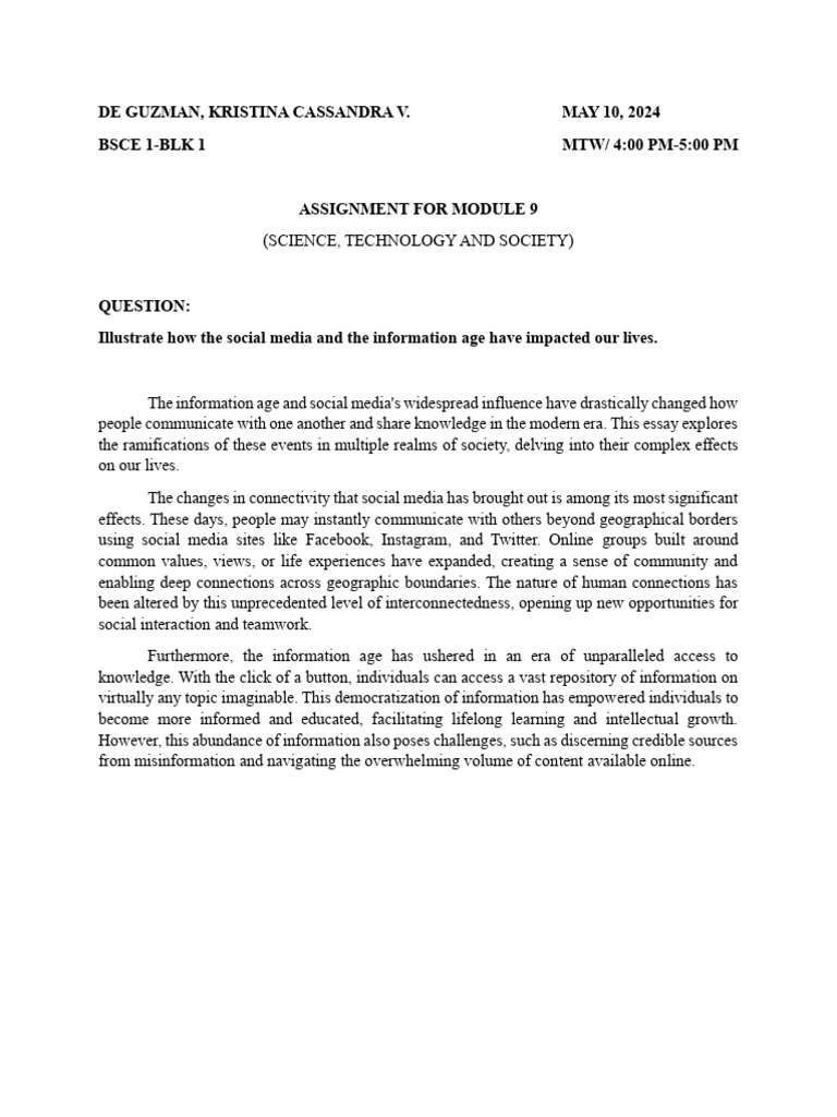Assignment For Module 9 | PDF