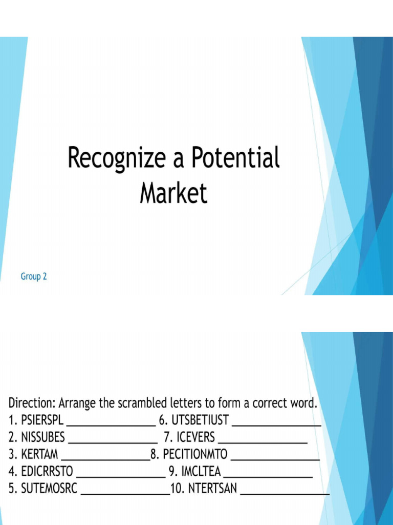 Entrep Module 2 | PDF
