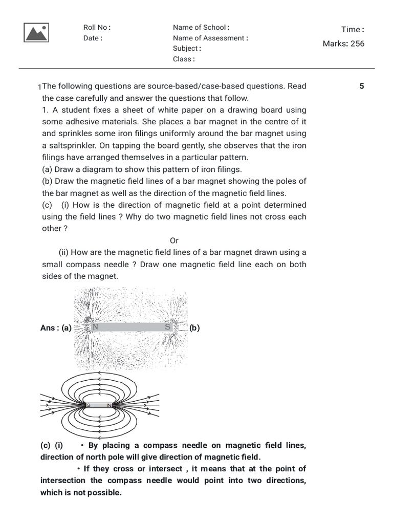 Magnetic Needle Poles Explained | PDF | Alternating Current | Direct ...