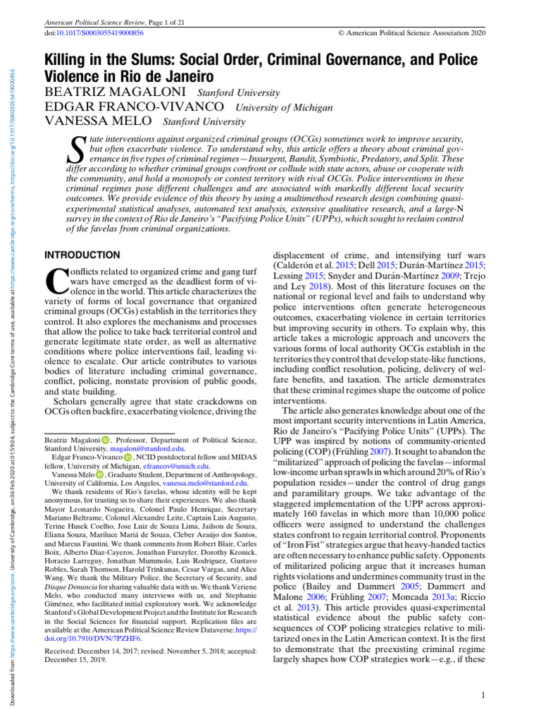 Killing in The Slums | PDF | Crimes | Crime & Violence
