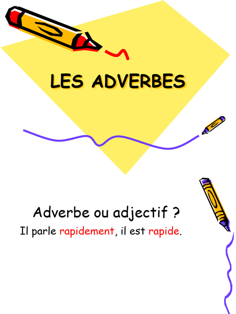 Définition et formation des adverbes | PDF