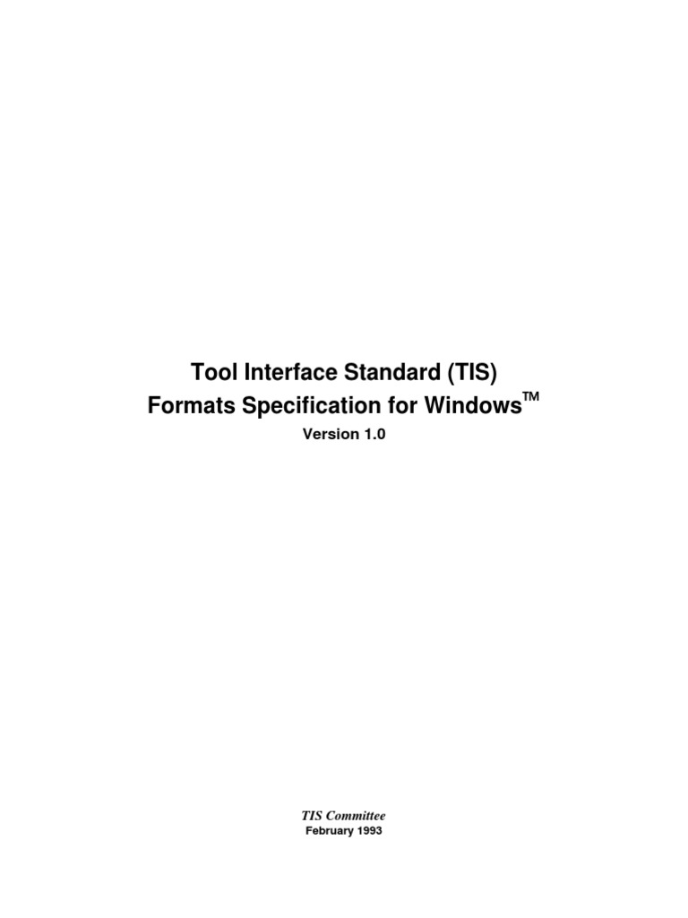 Portable Executable Standard | PDF