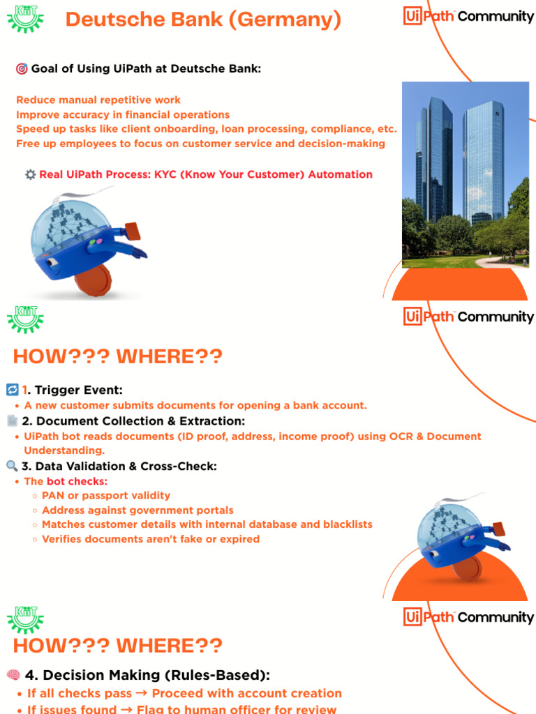 UiPath RPA Architecture at Deutsche Bank | PDF | Automation ...