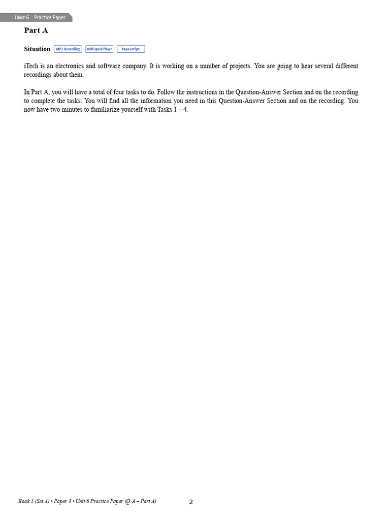 2018P3 5A U6 PracticePaper Answers-2 | PDF