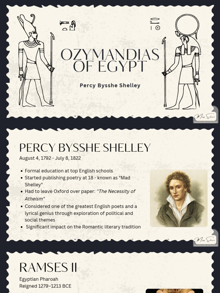 Ozymandias: Power and Legacy Analysis | PDF | Stanzaic Form ...