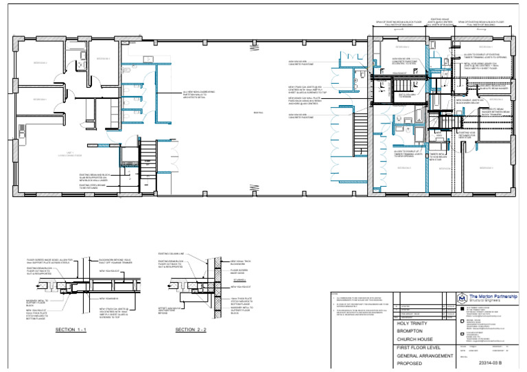 SECTION 3 Structural Design - 23314-03B | PDF | Stairs | Wall