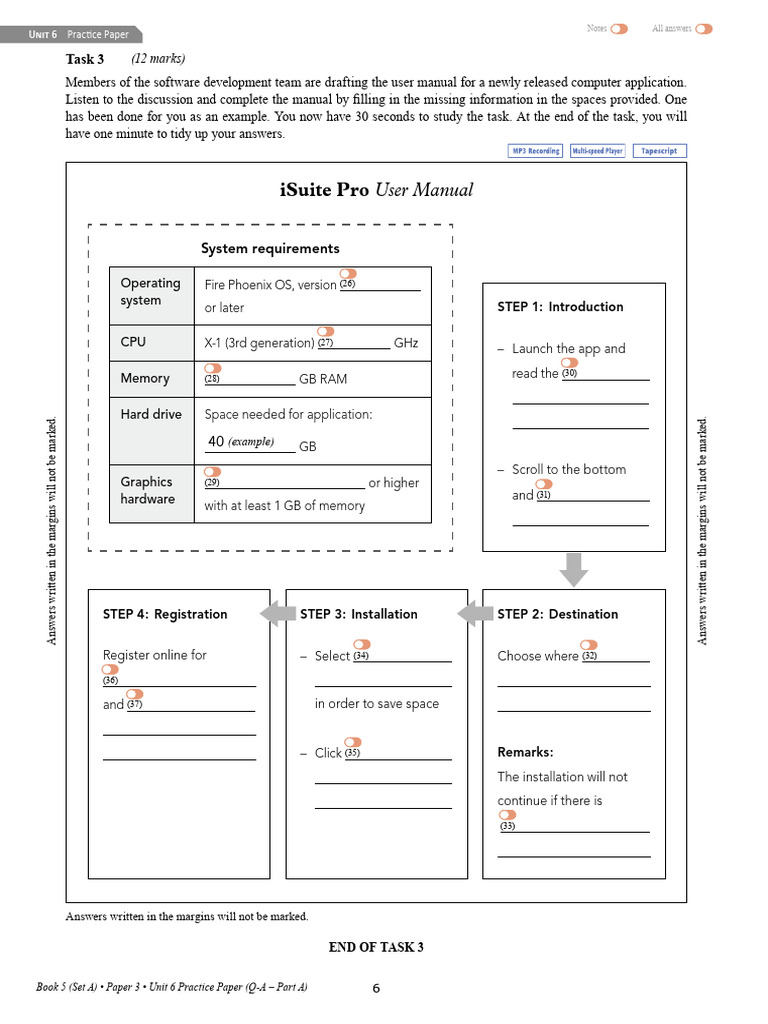 2018P3 5A U6 PracticePaper Answers-6 | PDF | Software | Personal Computers