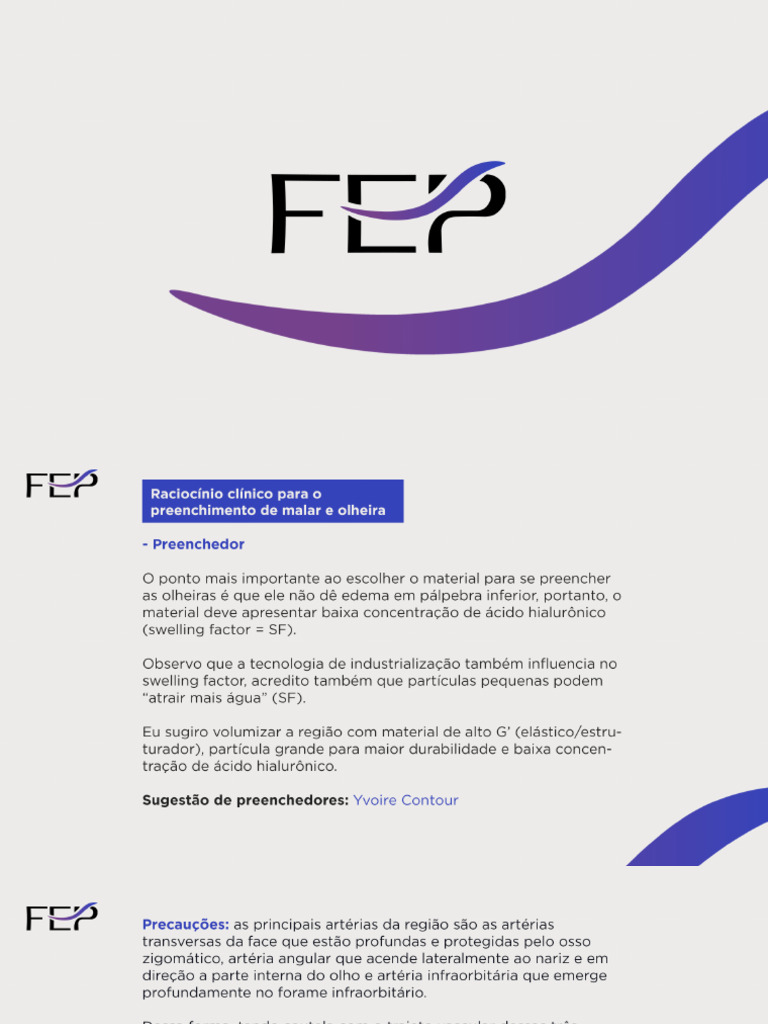 Fep Material de Apoio Malar e Olheira | PDF