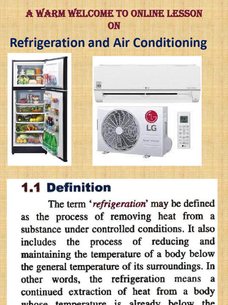 Refrigeration and Airconditioning | PDF