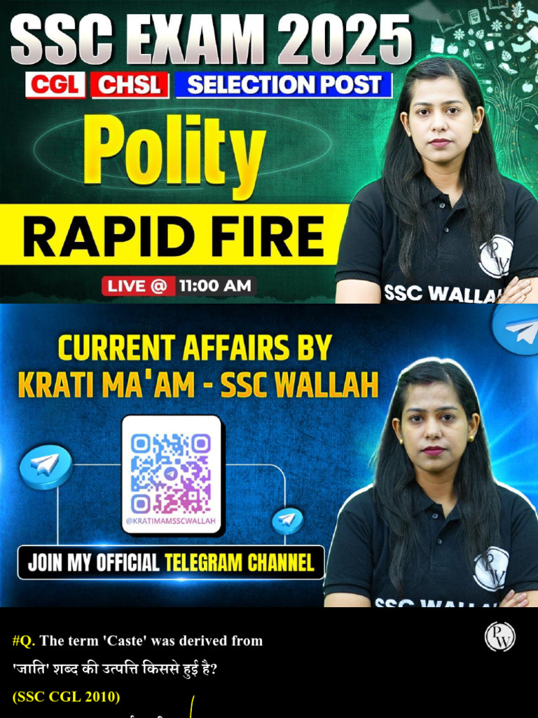 Polity Rapid Fire 1 | PDF
