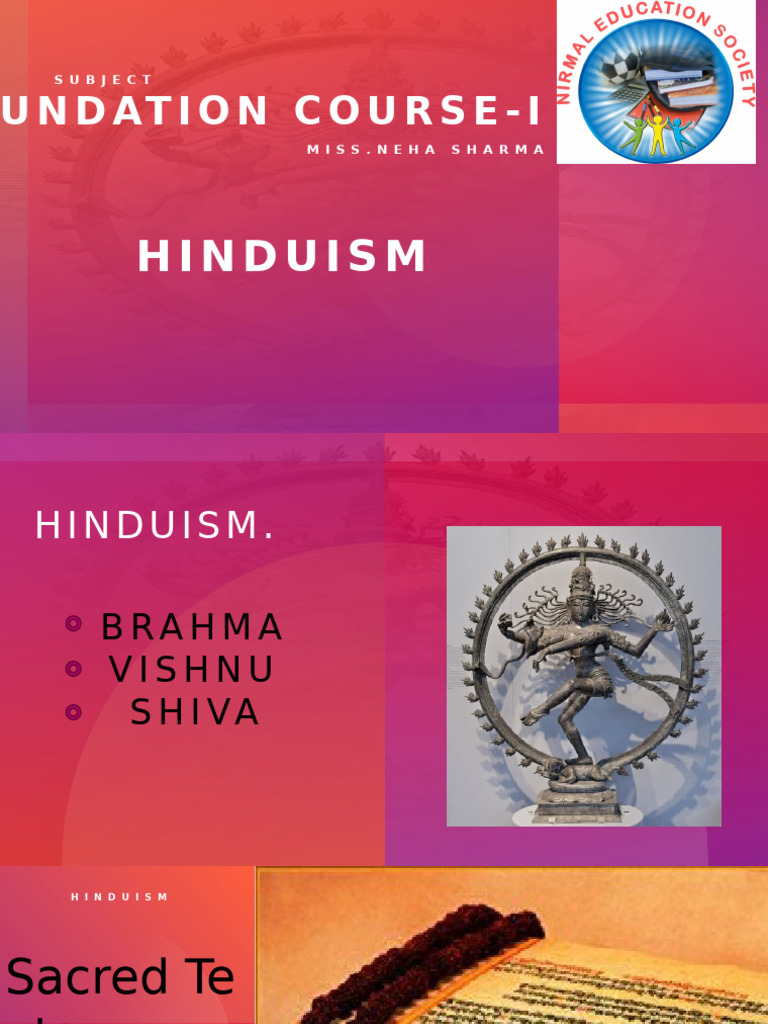 Presentation in Hinduism | PDF