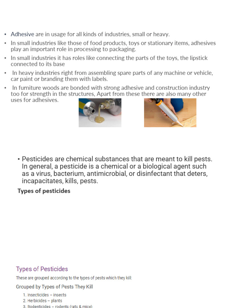 Uses of Adhesives | PDF