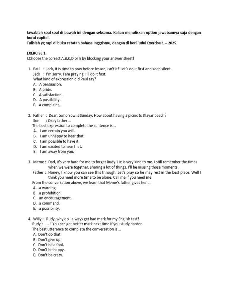 Exercise1 2025 | PDF