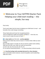 Introducing The SATPIN Approach | PDF | Phonics | Cognitive Psychology