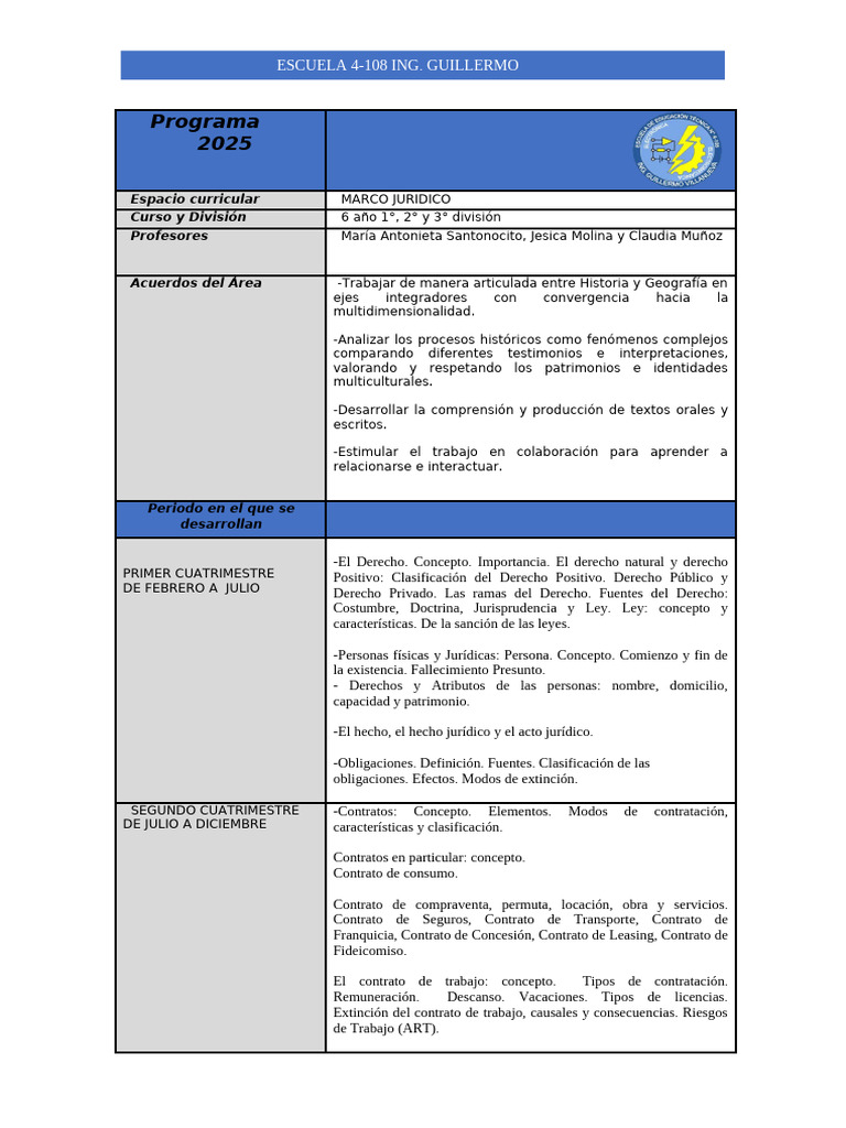 Programa 2025 4108 Marco Jco | PDF | Justicia | Crimen y violencia
