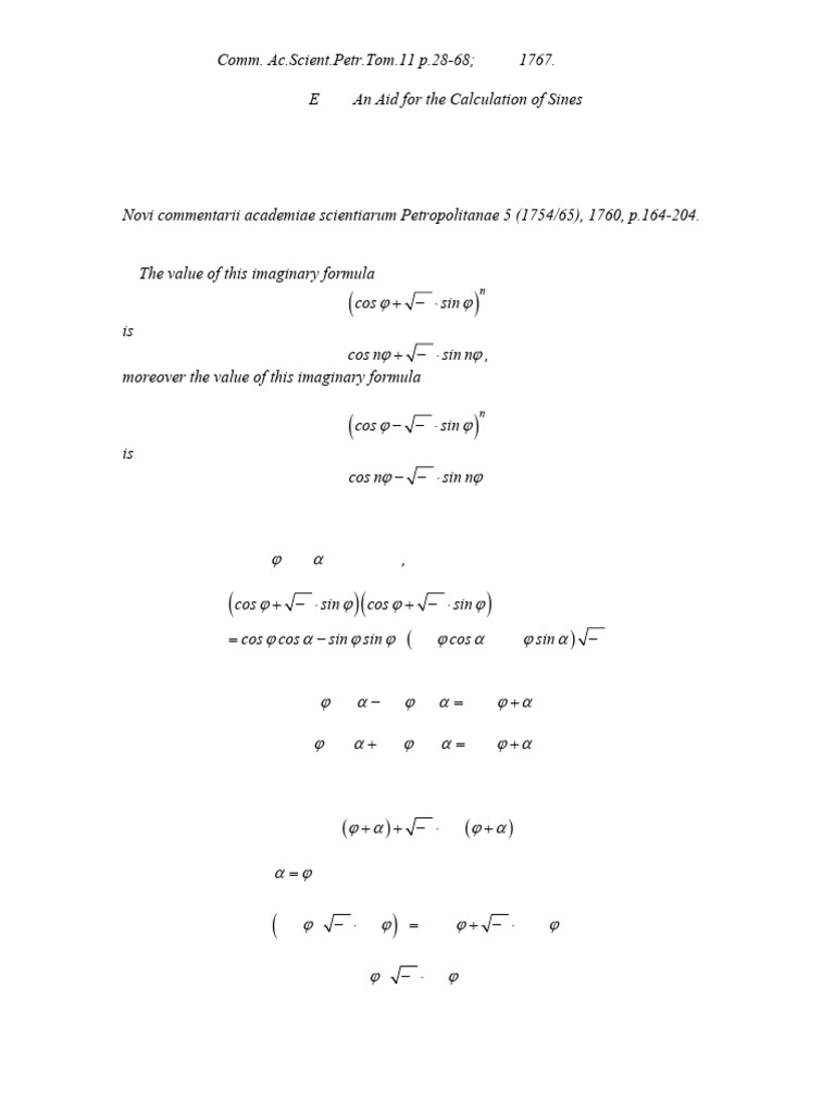 e246 | PDF | Trigonometric Functions | Mathematical Analysis