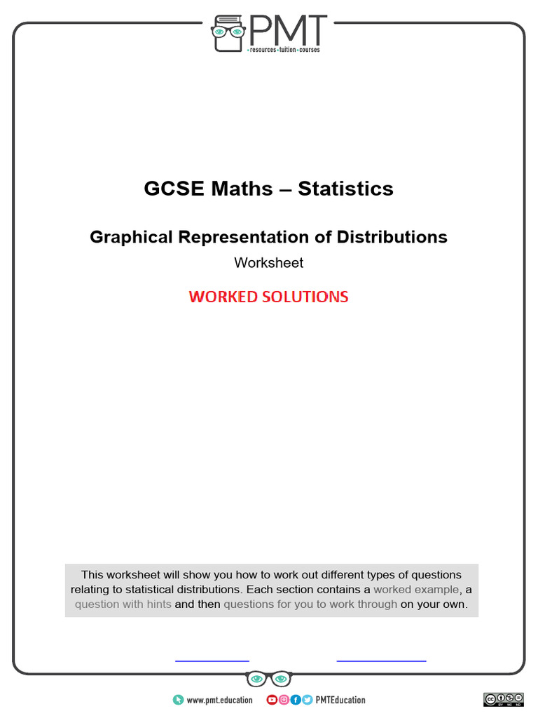 GCSE Maths: Statistics Worksheet | PDF | Quartile | Statistical Analysis
