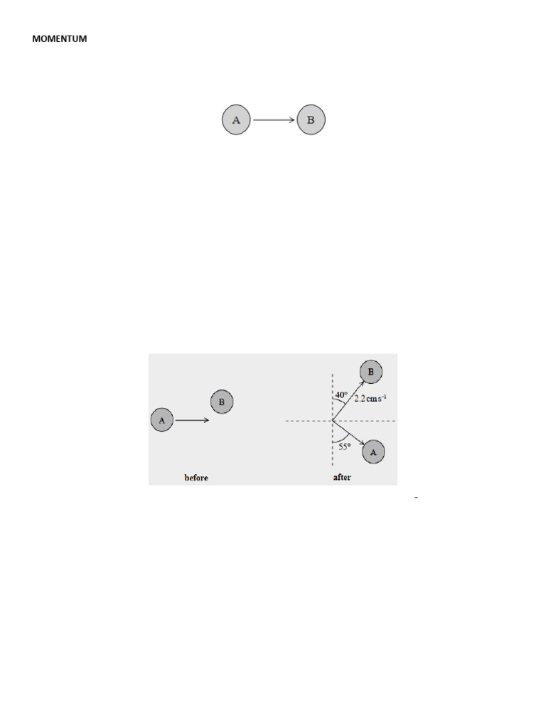 Momentum Worksheet Analysis | PDF