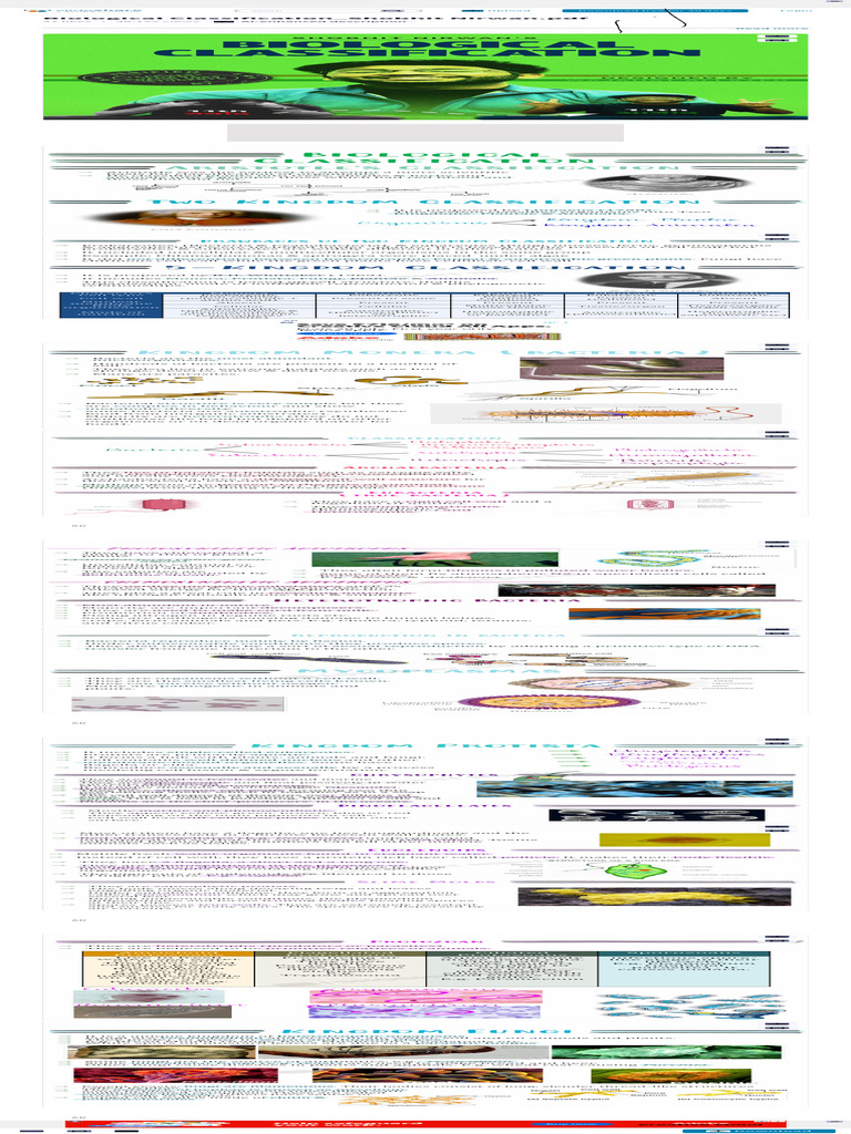Biological Classification Overview | PDF
