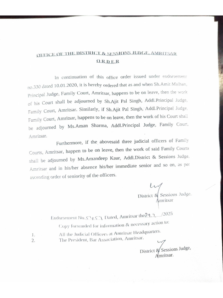 Family Court Order | PDF