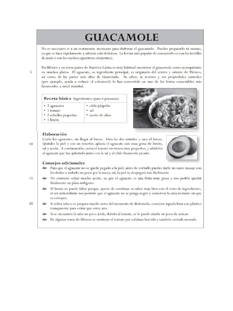 M08 Text B - Guacamole | PDF