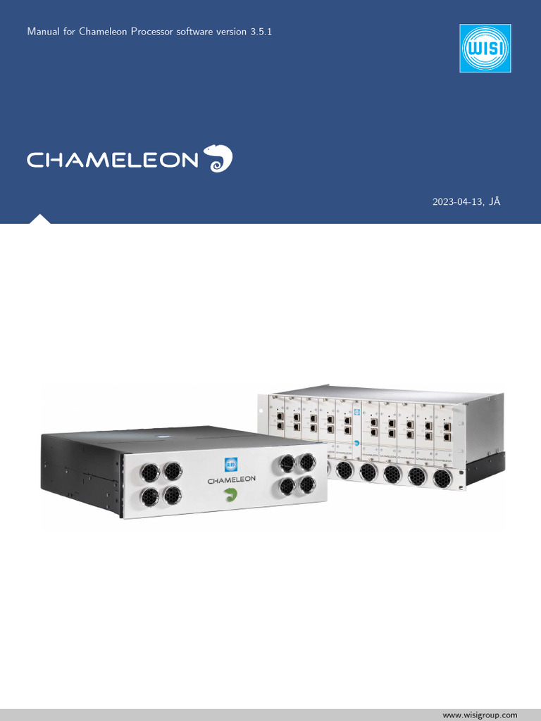 Chameleon Processor Software 3.5.1 Manual | PDF | Satellite Television ...