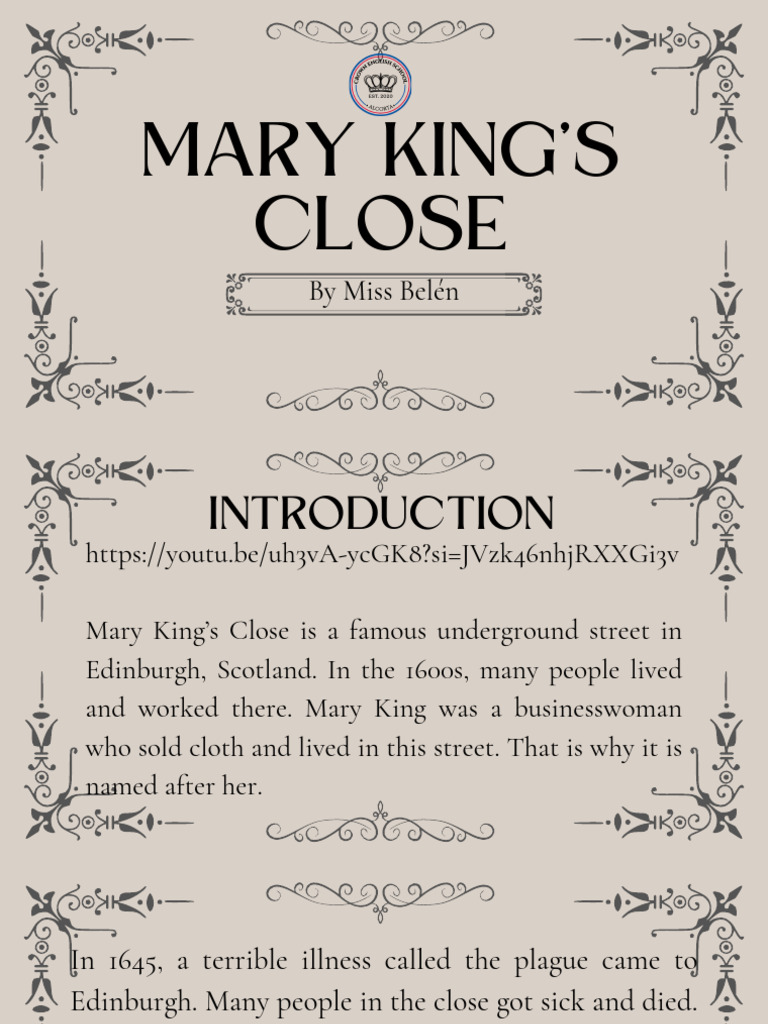 Mary King's Close PDF | PDF