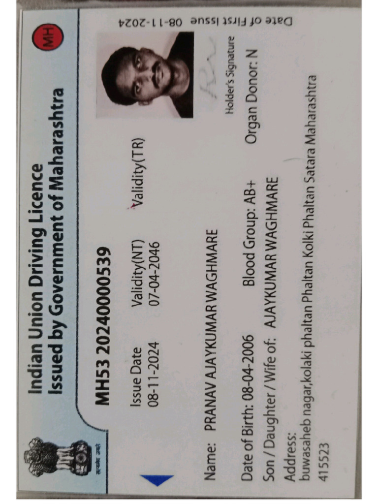 My Driving License | PDF