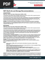 Magnaflux Shelf-Life-Statement English | PDF