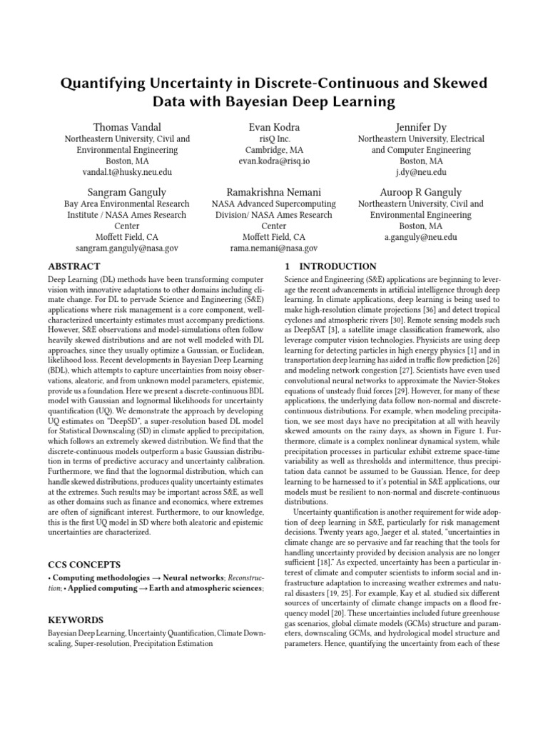 Bayesian Deep Learning | PDF | General Circulation Model | Normal Distribution