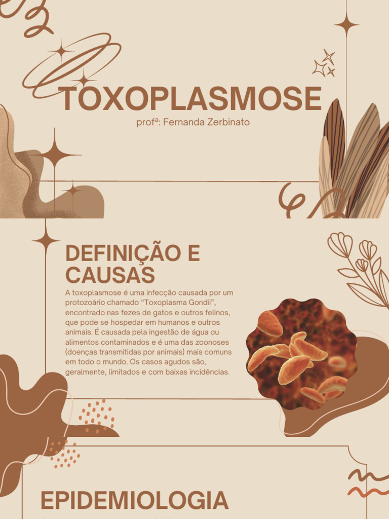 Toxoplasmose: Causas, Sintomas e Tratamento | PDF | Ciências da Saúde ...