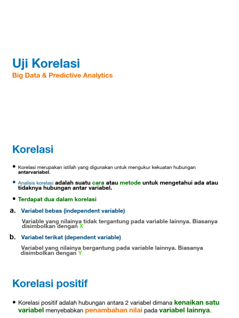 W9M16 Uji Korelasi | PDF