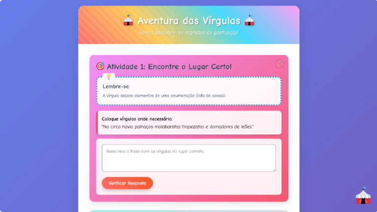 Atividades Divertidas Sobre Vírgulas para Fundamental 2 | PDF