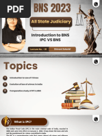 IPC Vs BNS Chronological Comparison | PDF